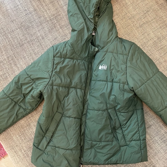 REI | Jackets & Coats | Boys Green Rei Puffer Jacket | Poshmark